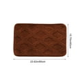 Thick Non-slip Bathroom Mat, Waterproof Bathroom Entrance Mat, Modern ...
