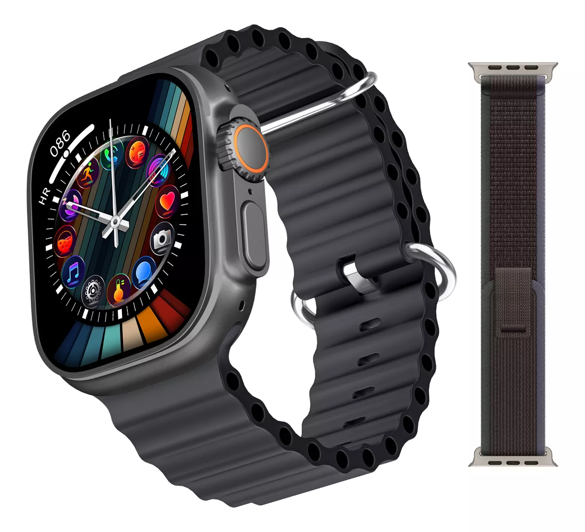 Smartwatch 2025 Hk10 Ultra 3 Amoled 49mm G-sensor Music Nfc | Bodega ...