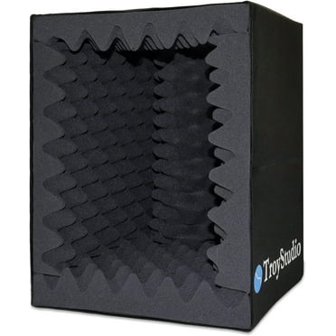 Pyle PSIB27 - Sound Recording Booth Box, Studio Soundproofing Foam ...
