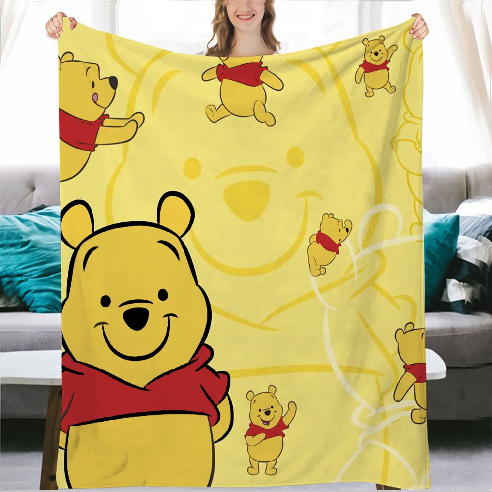 Click here for Kcysta Winnie The Pooh Fuzzy Soft Warm Throw Blank... prices