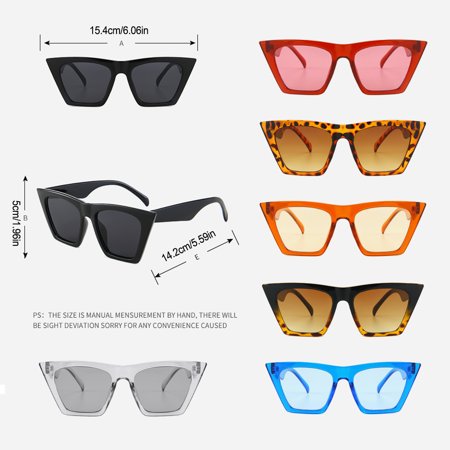 Sun Eyewear Classic Clear Lens Clothes Matching Supplies Unisex ...