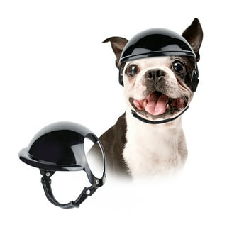 Dog Helmet -Paded Pet Motorcycle Helmet Safety Cap for Small Cats Dogs ...
