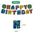 Ninja Turtles Themed Birthday Party Decor Set: Banners, Cake Toppers ...