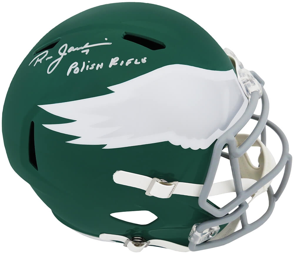 Ron Jaworski Signed Philadelphia Eagles Throwback Riddell Full Size ...
