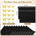 20 Sheets Flower Bouquet Wrapping Paper with 12 Pieces Gold Butterfly ...