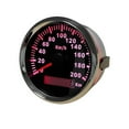Universal 85mm Speedometer Odometer Speed Gauge 120km/h 200km/h For Car ...