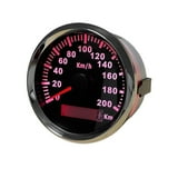 Universal 85mm Speedometer Odometer Speed Gauge 120km/h 200km/h For Car ...