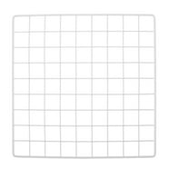 SSWBasics 14 x 14 Inch Mini White Wire Grid Panel - Metal Grid Wall ...