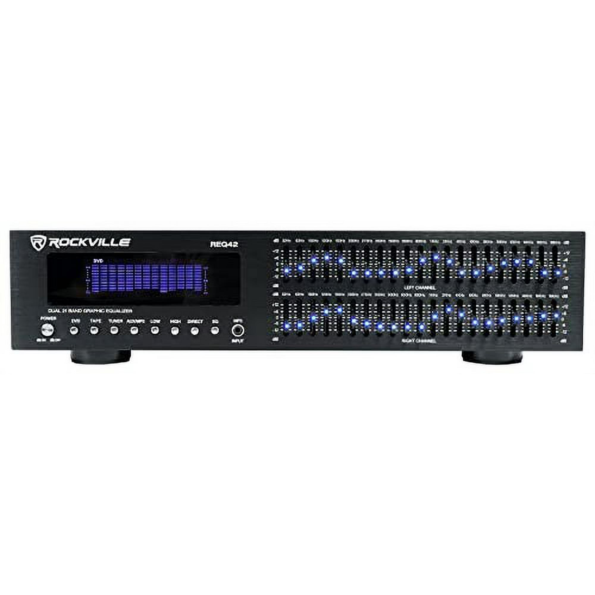 Click here for Rockville Req42-B Black 19 Rack Mount 2 X 21 Band... prices