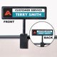 Advantus People Pointer Cubicle Sign, Plastic, 8.5 X 2, Black - Walmart.com