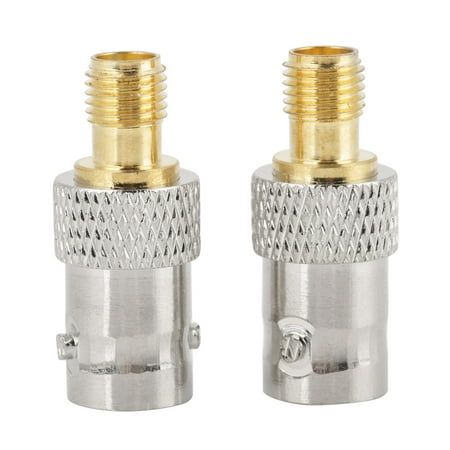 BNC To SMA Adapter, Wide Frequency Bandwidth Copper Material Coaxial Connector High Reliability ...