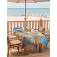 60x102 Rectangle Tablecloth, Sunset Beach Outdoor Tablecloth with ...