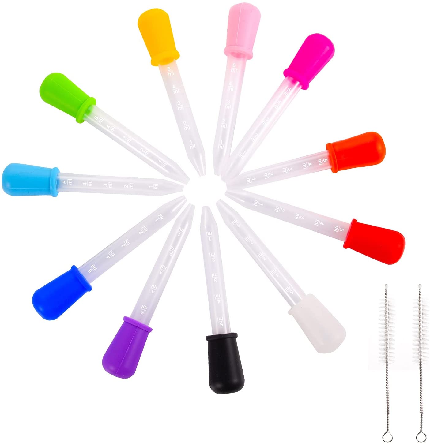 13 pieces of liquid silicone pipette 11 sets of 5ml liquid color ...