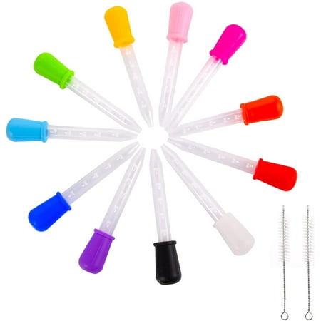13 pieces of liquid silicone pipette 11 sets of 5ml liquid color ...