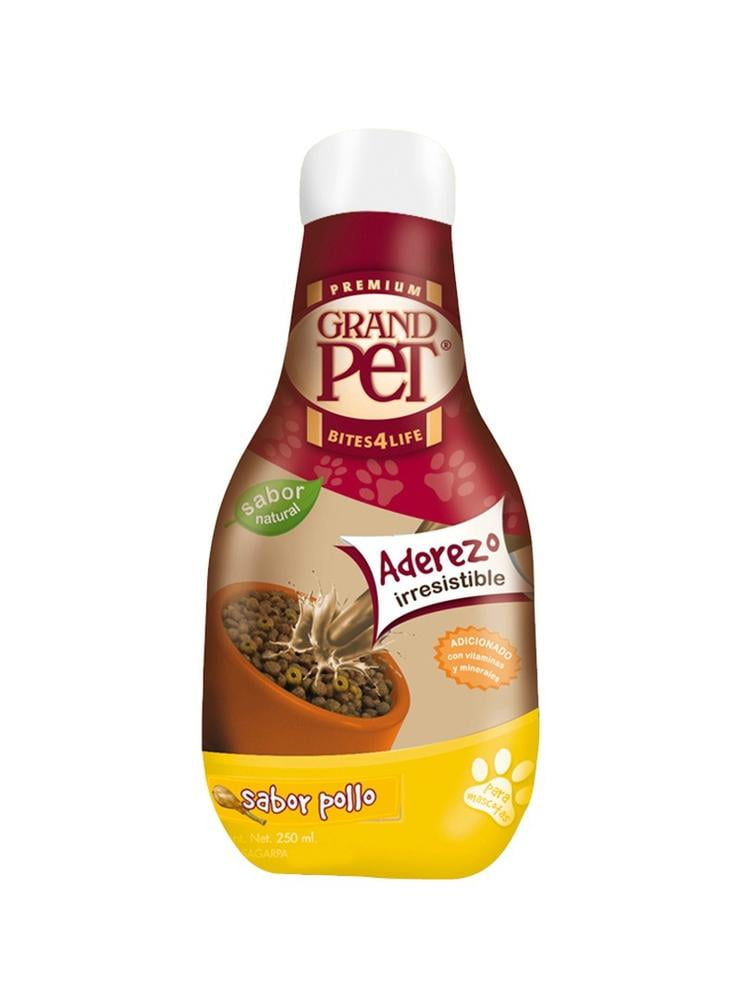 Aderezo Sabor Pollo Natural 250ml Perro Mascota Grand Pet Beast Friend ...