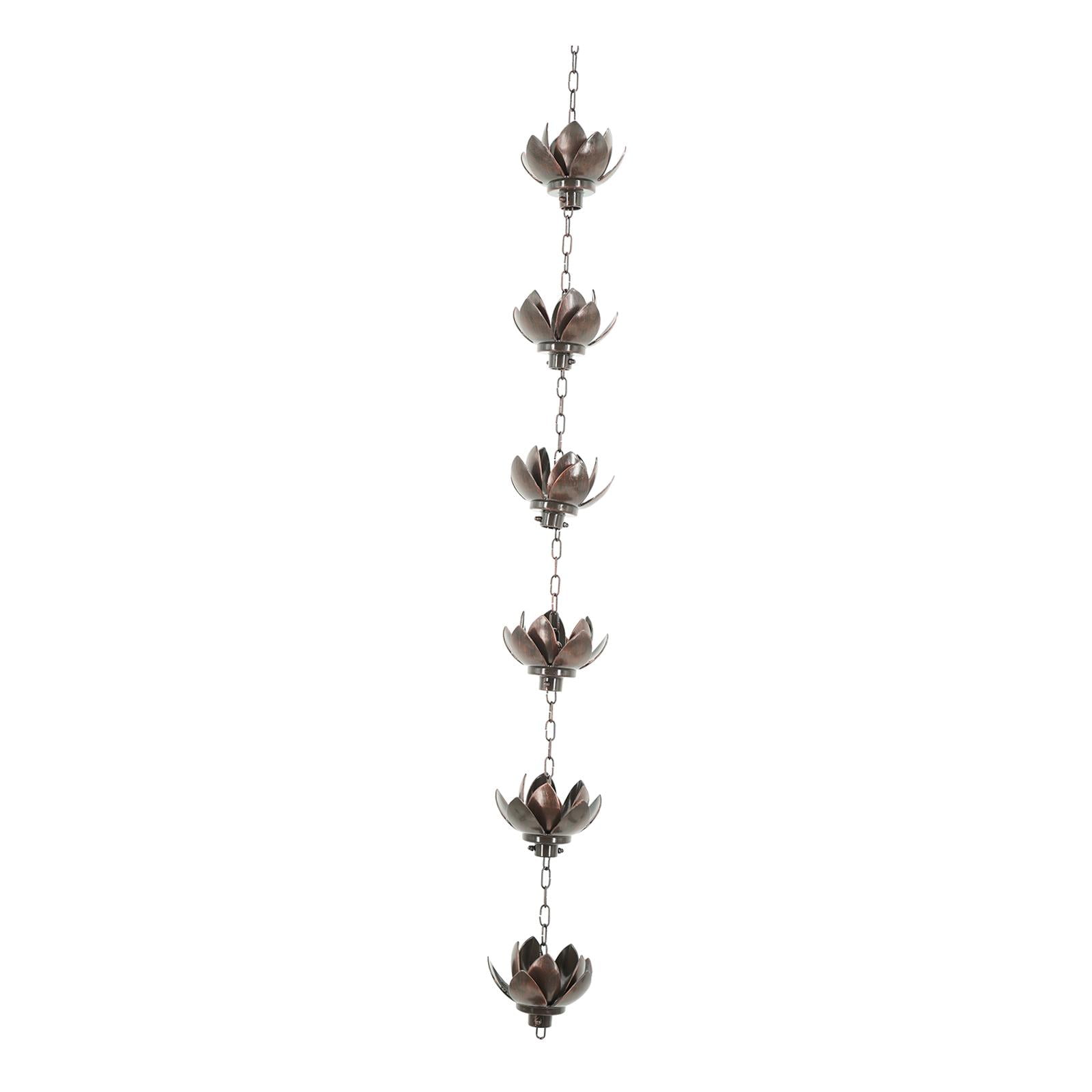 Rain Chains for Gutters, Rain Collectors Cups, Multipurpose 39.37in ...