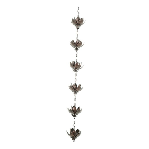Rain Chains Rain Collectors Cups 39.37in Decorative Display ...