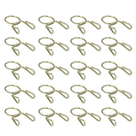 20X Fuel Line Hose Tubing Spring Clip Clamp 7mm For Motorcycle ATV ...