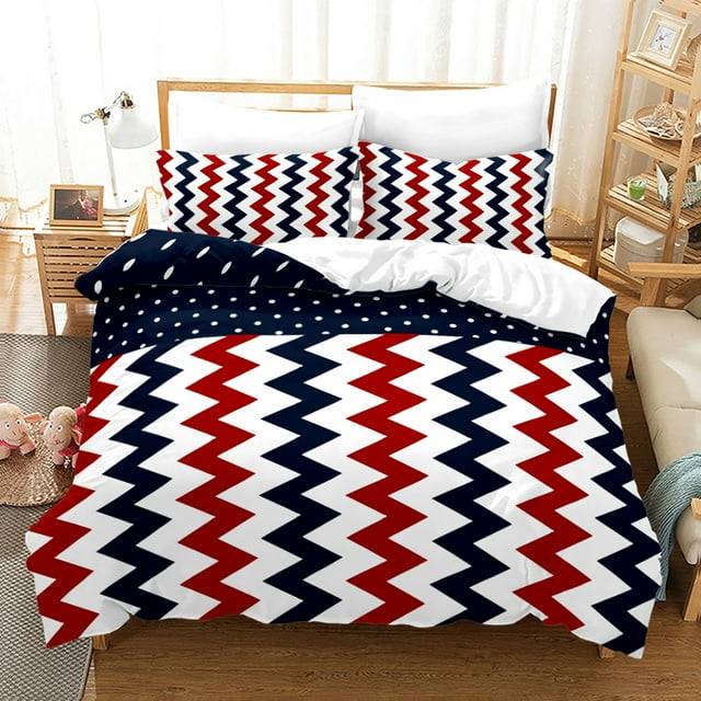 3D American Flag Home Bed Sets Creative, Home Decor Bed Set Soft Quilt ...