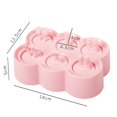 Heajfvd Shaped Ice Tray Lovely Food Grade Reused Rectangular Triangular ...