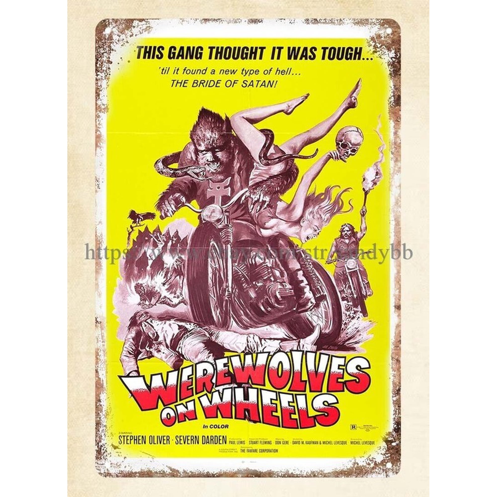Click here for Unbranded Modern Art Posters 1971 Werewolves On Wh... prices