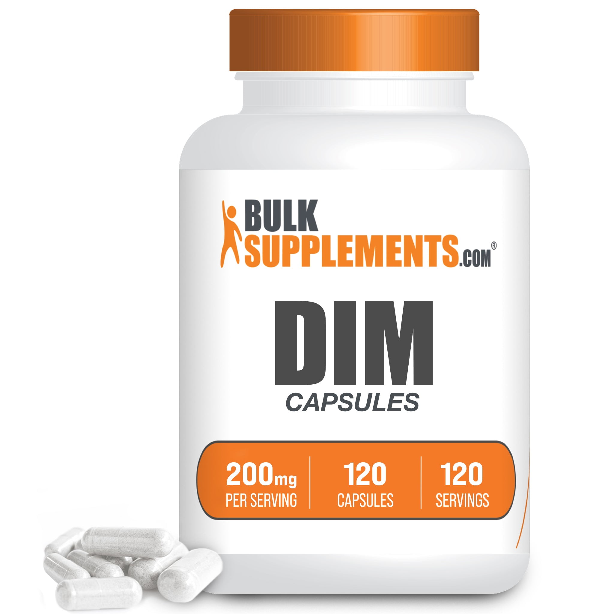 BulkSupplements.com Diindolylmethane (DIM) Capsules, 200mg - Promotes ...