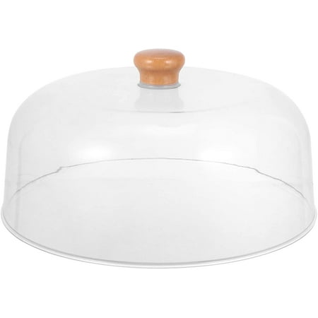 Clear Dome Cake Cover Cake Pan Cover Food Plate Lid Round Clear Cloche ...