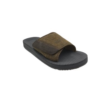 FUBU Men's Plush Comfort Slide Sandals - Walmart.com