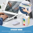 Sticky Note Holder and Dispenser with Magnetic Paper Clip Holder, Pop ...