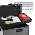 Black Large-14inch Lock Box Storage Chest - Walmart.com