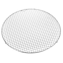 Round Bbq Barbecue Grill Net Stainless Steel Mesh Rack Grid Grate Steam ...