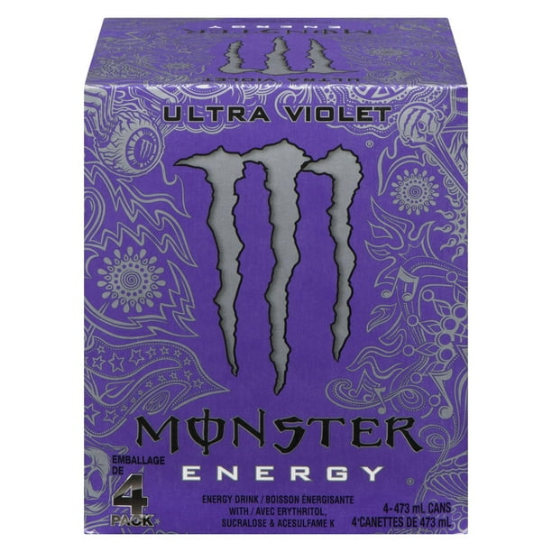 MONSTER ENERGY Ultra Violet, 473mL, 4 pack - Walmart.ca