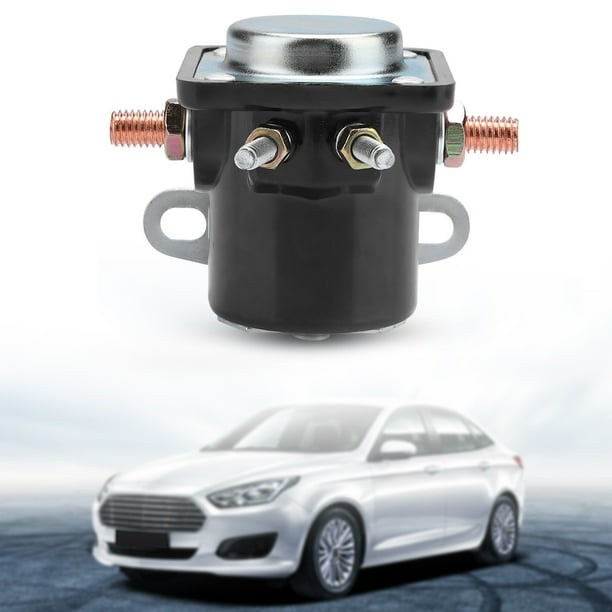 V Solenoid Relay,DC 12V 4-Terminal Car Starter Solenoidfor Ford Starter ...