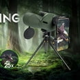 25-75x60 Spotting Scopes With Tripod Carrying Bag And Smartphone ...