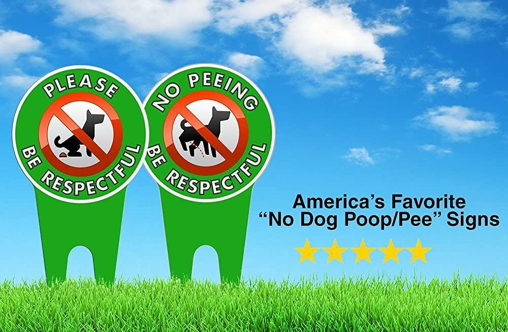 Buy No Poop Dog Signs | Stop Dogs From Pooping On Your Lawn | Sign ...