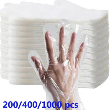2000 Pcs Tronex Poly Food Prep Disposable Plastic Gloves for Food ...