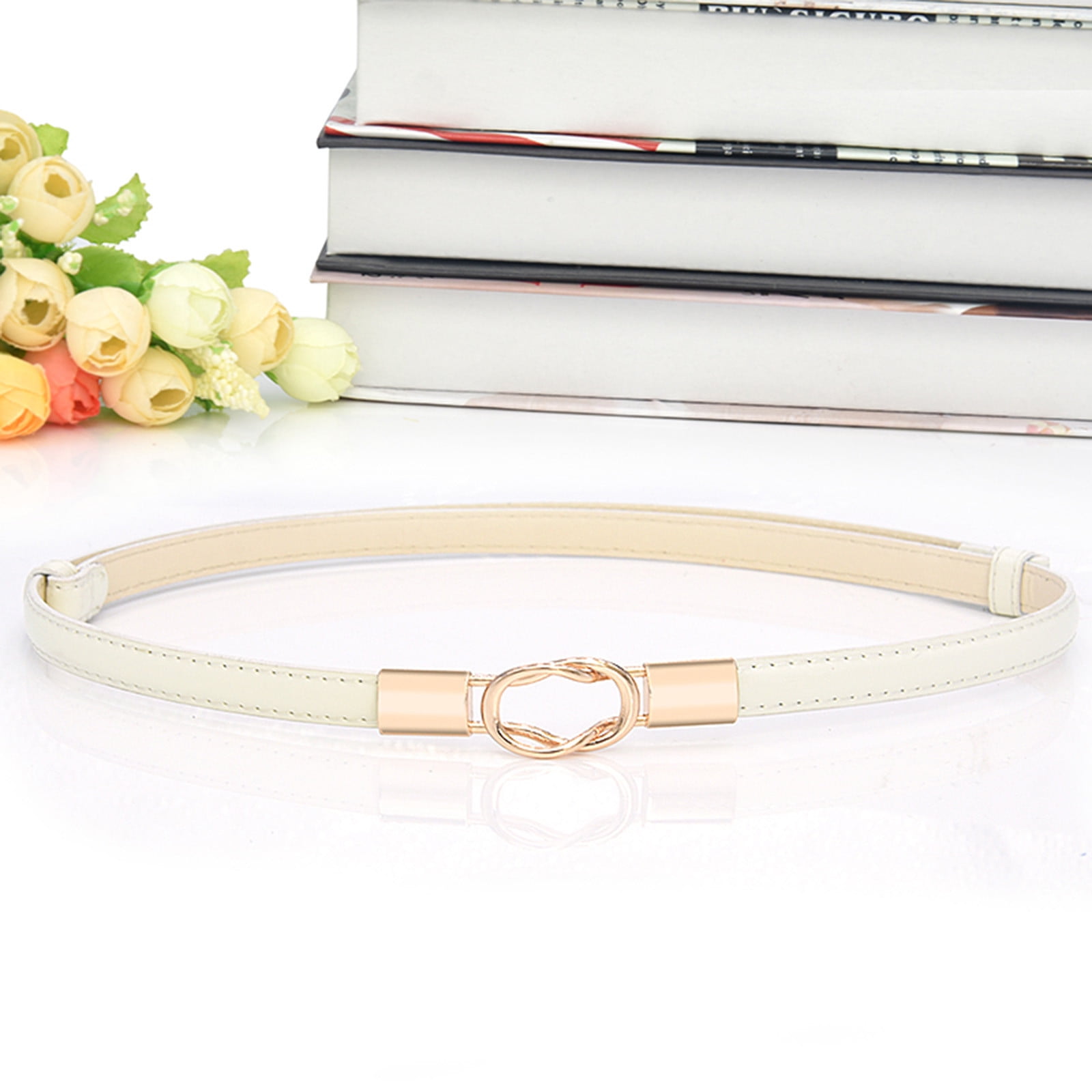 Click here for Seductiva Up To $10 Belt White Women Skinny Belt F... prices