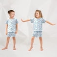 joogoo Cartoon Dogs Magical Pattern Pajama Sets Short Sleeve Cotton 2 ...