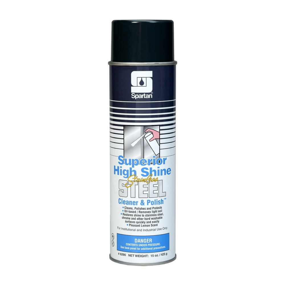 Spartan Superior High Shine Stainless Steel Cleaner & Polish , 12/cs ...