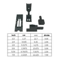 Double Needle Sewing Machine Needle Positioning Attachment Metal Double ...