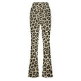 DailyTrove Women's Wide-Leg Lounge Pants - Leopard Print Trendy ...