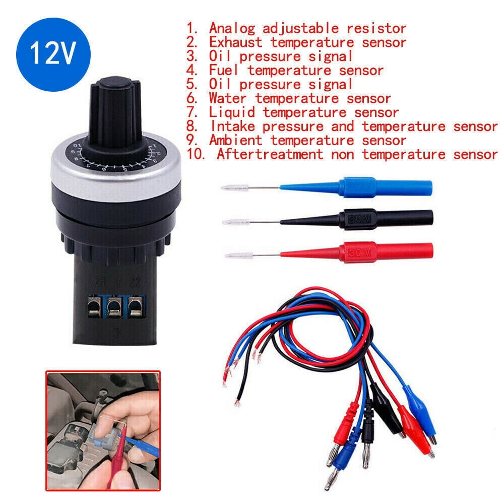 Auto Signal Simulator Repair Tester Analog Adjustable Resistor Sensor ...
