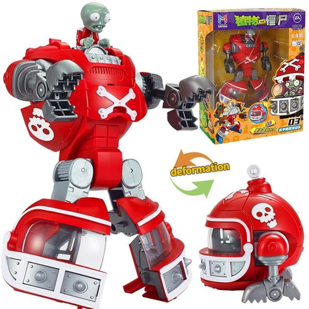 DIY 3 in 1 Plants vs Zombies Toys Action Figure Dr.Zomboss Assembly ...