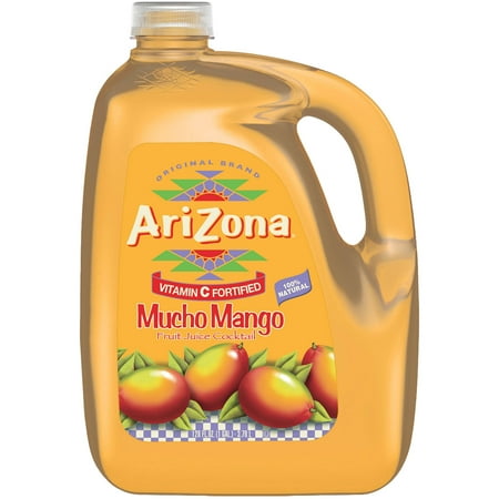 AriZona Mucho Mango Fruit Juice Cocktail, 1 gal - Walmart.com