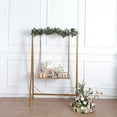 BalsaCircle Gold Metal Swing Cake Stand - 6ft Hanging Dessert Display ...