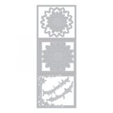 Sizzix LSerata Thinlits Die Card Floral Tri-Fold - Walmart.com