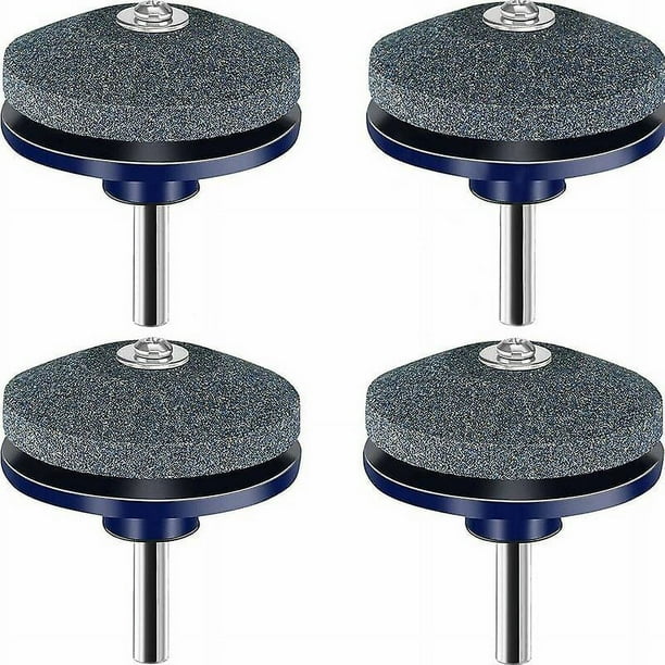 4 Packs Lawn Mower Blade Sharpener Mower Sharpener Garden Tools Drill ...