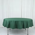 BalsaCircle 10 Pieces 90" Hunter Green Round Polyester Tablecloths ...