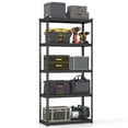 Gymax 5-Tier Storage Shelf Heavy Duty Storage Utility Rack Shelf w/Anti ...