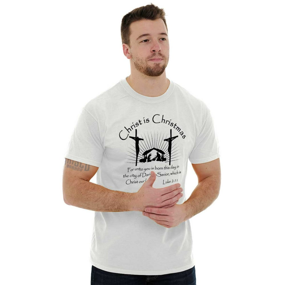 Brisco Brands Jesus Short Sleeve T Shirt Tees Tshirts Christ Is